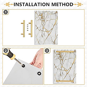Marble with Golden Vanity Tray for Bathroom Counter Rectangle Decorative Kitchen Trays Acrylic Jewelry Perfume Makeup Organizer Tray Holder