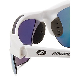 Rawlings Boys' Ry103 semi Rimless Sunglasses, White, 91 mm