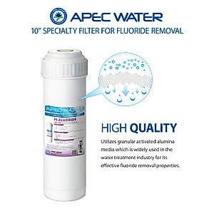 APEC Water Systems FI-Fluoride 2.5"x10" Fluoride Reduction Specialty Water Filter
