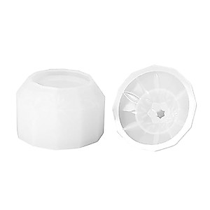 CORHAD 2 Pcs Box Storage Box Mold Jewelry Container Handmade Craft epoxy Jewelry epoxy Silicone jar Cosmetic Tabletop epoxy Storage Container Mold Crystal Silica Gel White Accessories