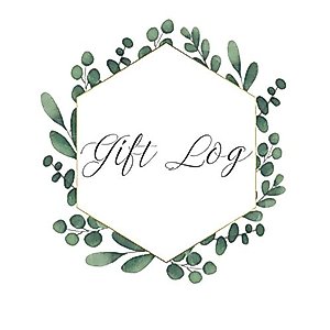 Gift Log: Gift Record Keeper< Gift Tracker Notebook, Gift Registry, Recorder, Organizer, Keepsake for Bridal Shower, Wedding Party