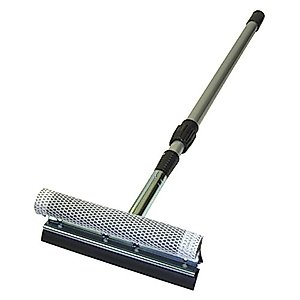 Carrand 9049 Deluxe 8" Metal Squeegee with 42" Steel Extendable Handle