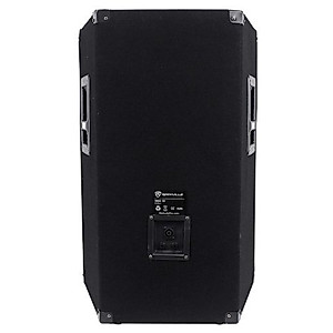 (2) Rockville RSG15 15 3-Way 1500 Watt 8-Ohm Passive DJ/Pro Audio PA Speaker Black