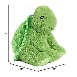 Aurora® Cuddly Turtle Stuffed Animal - Cozy Comfort - Endless Snuggles - Green 14 Inches
