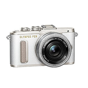 OLYMPUS Pen E-PL 8 EZ Double Zoom Kit [White][International Version, No Warranty]