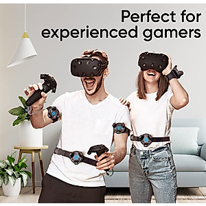 Skywin VR Tracker Belt and Tracker Strap (1 Belt and 4 Hand/Foot Straps) for HTC Vive System Tracker Pucks - Adjustable Straps for Hand and Foot for Full-Body Tracking in Virtual Reality