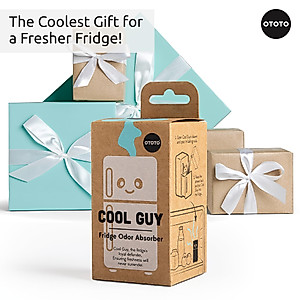 OTOTO Fridge Deodorizer - Refrigerator Deodorizer, Baking Soda Odor Absorber, Cute Kitchen Accessories, Baking Soda Container, Kitchen Gadgets (Fridge)
