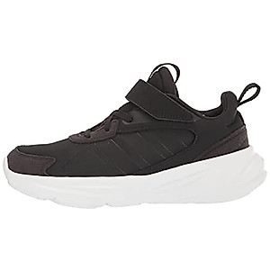 adidas OZELLE Running Shoe, Black/Black/Carbon (Elastic), 6.5 US Unisex Big Kid