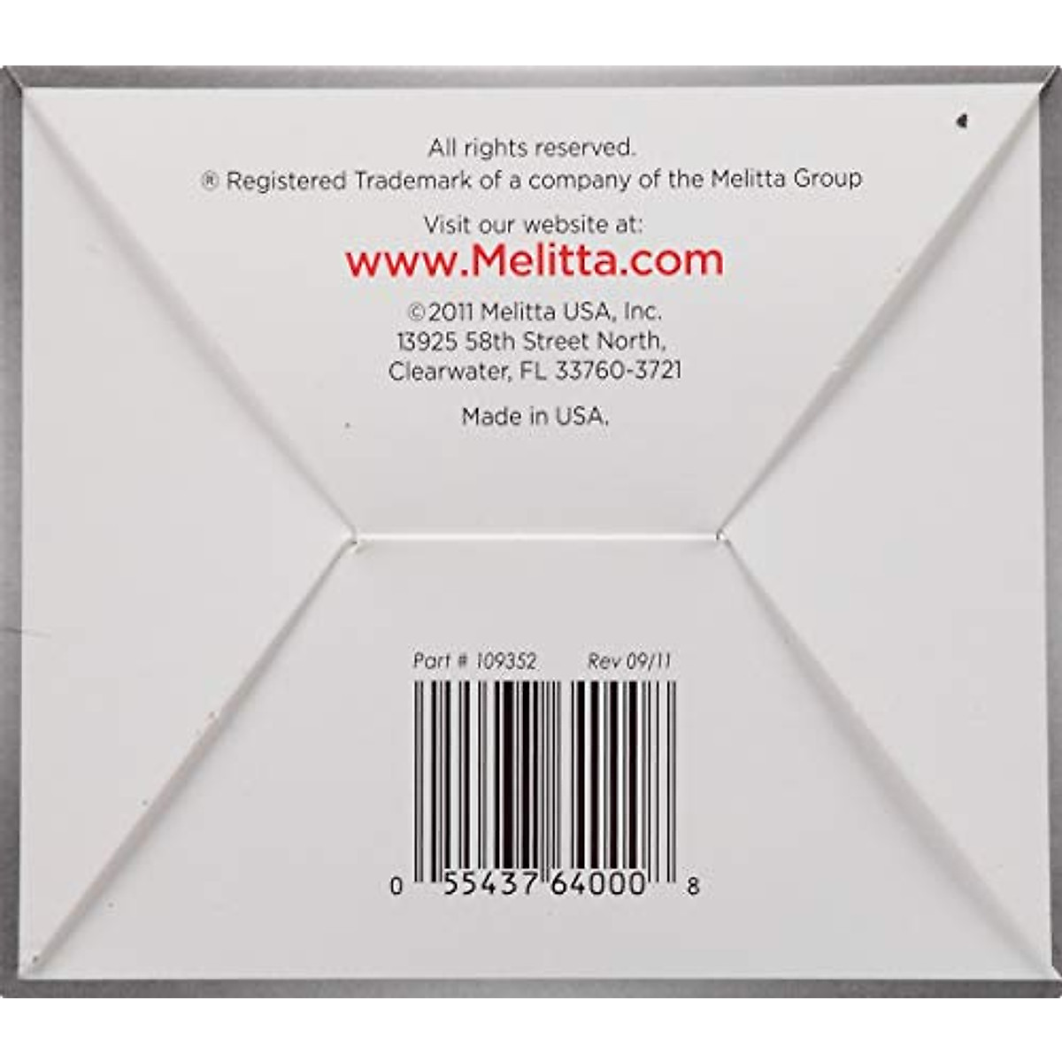 Melitta Filter Coffee Maker, Single Cup Pour-Over Brewer, Black, 1 Count