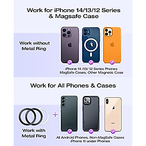 VICSEED 𝙐𝙥𝙜𝙧𝙖𝙙𝙚𝙙 MagSafe Car Mount [Strongest Magnet Power] Magnetic Phone Holder for Car [360° Adjustable] Air Vent Car Phone Holder Mount Fits MagSafe iPhone 14 Pro Plus 12/13 All Phones