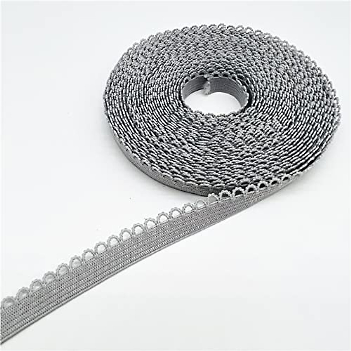 Elastic Lace Trim Fold Over Elastic Trim for Sewing Waist Band Garment Accessory 5yards/Lot 10mm