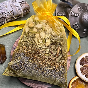 joycraft 50Pcs Organza Bags, 5"x7" Gift Favor Bags, Gold Breathable Tulle Bags with Drawstring, Sheer Mesh Pouch Drawstring Bags for Wedding Favor, Jewelry, Makeup, Candy