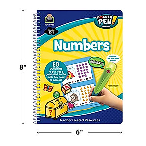 Teacher Created Resources Power Pen Learning Book, Numbers Grade K-1 (TCR6982)