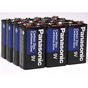 Panasonic 24 Pack Wholesale Lot Super Heavy Duty 9V Batteries