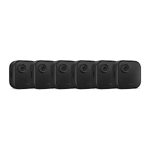 Blink Outdoor 4 (4th Gen) – Wire-free smart security camera, two-year battery life, two-way audio, HD live view, enhanced motion detection, Works with Alexa – 6 camera system