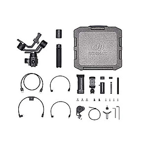 DJI Ronin-SC Pro Combo - Camera Stabilizer 3-Axis Gimbal Handheld for Mirrorless Cameras up to 4.4 lbs / 2kg Payload for Sony Panasonic Lumix Nikon Canon with Focus Wheel, Black