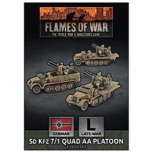Flames of War: Late War: German: SdKfz 7/1 Quad AA Platoon (GBX159)