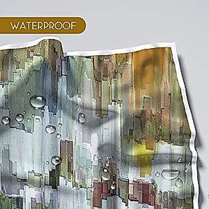 YEZEX Shower Curtain for Bathroom - Waterproof Polyester Fabric Shower Curtains for Modern Home Bathroom Decorations, Machine Washable 72"x78" (PaintingGraffiti)