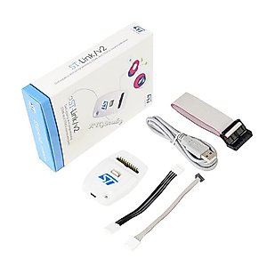 XYGStudy ST-Link/V2 (EN) STM in-Circuit Programmer Debugger for STM8 STM32 MCU Microcontroller Swim JTAG SWD Interface USB Full Speed Interface