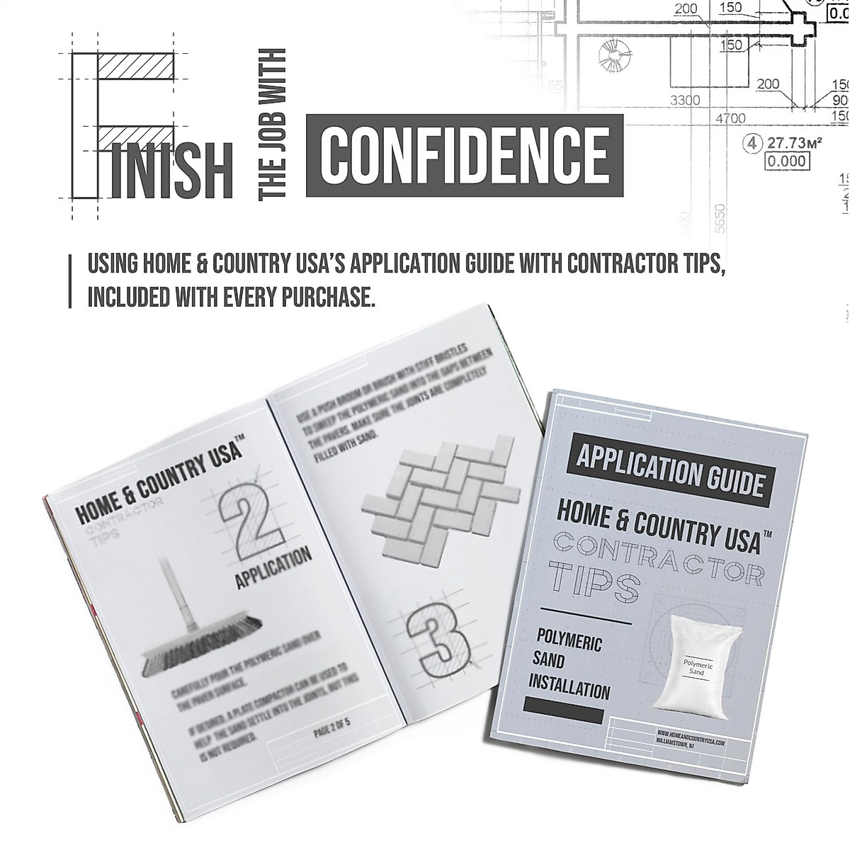 Alliance Gator Polymeric Stone Dust Bond (Grey). for Joints up to 6 Inches. with Home and Country USA Professional Contractor Tip