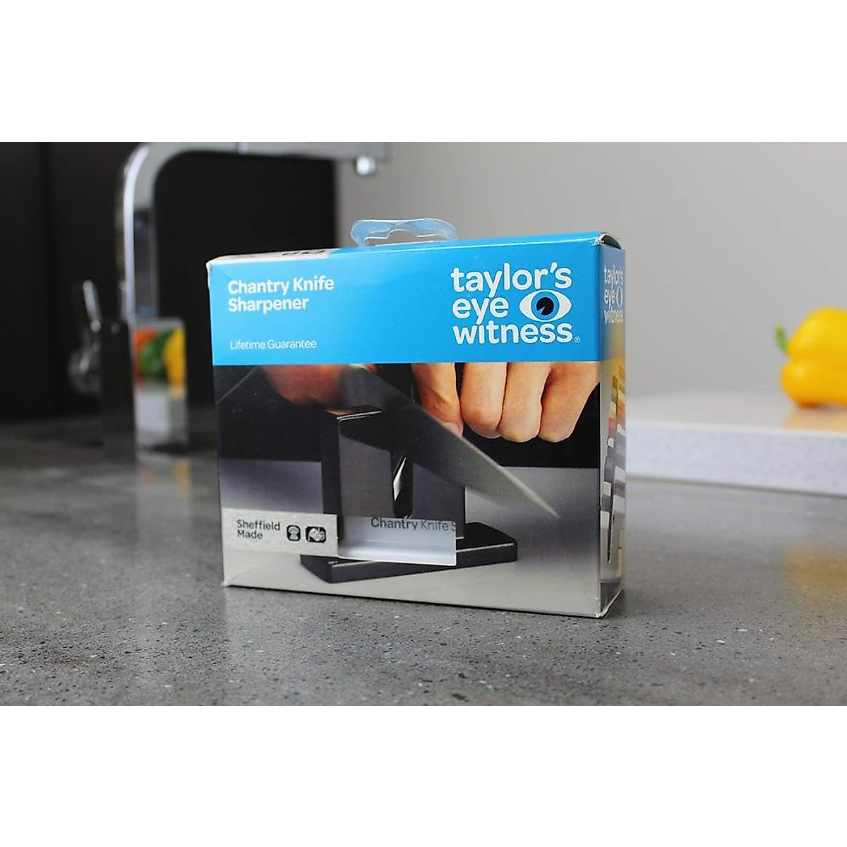 Taylor's Eye Chantry Knife Sharpener, White