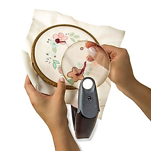 Carson FreeHand 2.5x LED Lighted Hand-Held or Hands-Free Magnifier with 5.5x Spot Lens (FH-25)