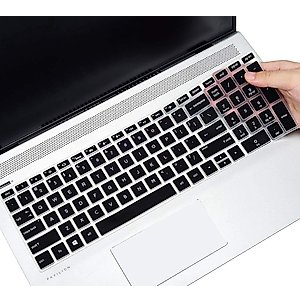 Keyboard Cover for HP 15.6 Laptop 15-dw 15-dy 15-ef 15-db/da/bs 15-bw/HP Envy x360 2-in-1 15.6 15-dy5033dx dy5073dx dy5399nr dy5599nr 15t-dw400/HP 17.3 Laptop 17-by/bs/ca 17-by4022wm by4025nr -Black