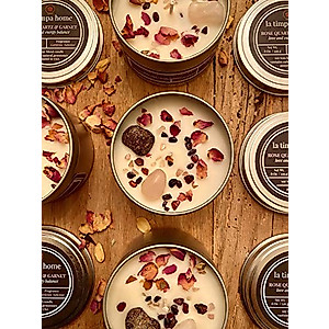 Intention Candle, Love and Energy Balance, Gemstones - Soy Candles for Prosperity, Ritual and Meditation. Explore now!