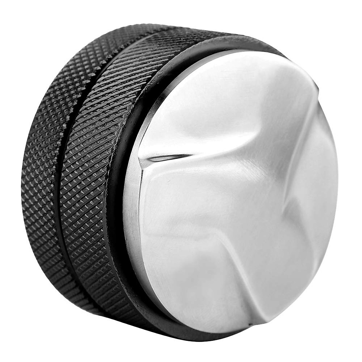 FastUU Espresso Tamper, Coffee Tamper, Anti-Slip Adjustable Height for Coffee Making for Barista(Black)