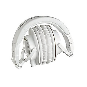 Audio-Technica ATH-M50xWH Professional Studio Monitor Headphones (Renewed)