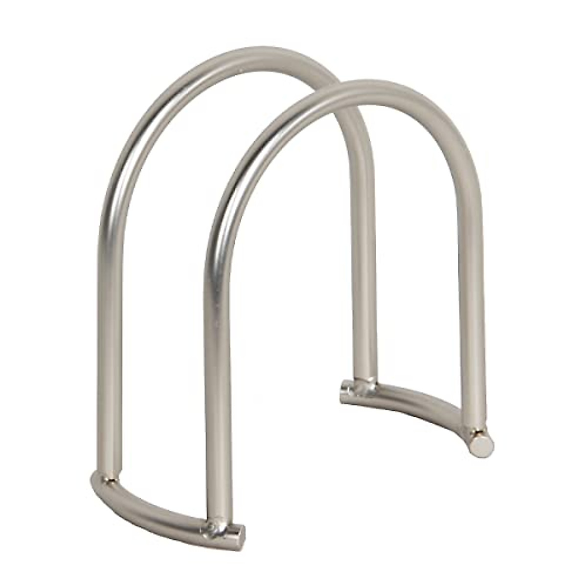 Metal Napkin Holder For Table, By Home Basics (Satin Nickel Finish) | Napkin Holders For Kitchen | Contemporary and Modern Napkin Holders