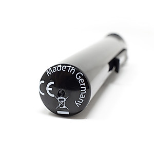 Riester e-Scope Otoscope Fiber Optic XL 2.5V Xenon Light (3.200 K), Ear Scope with Light, AA Battery Handle, Case Included, Pocket Sized, Black, 2111-202