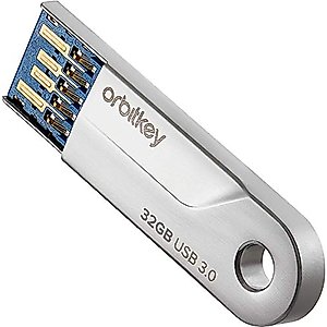 Orbitkey - USB 3.0 - Fast Transfer USB - 46.25 x 12.5 x 3.75 mm - Fast Transfer Chip, Slim Profile, Compatible with All Orbitkey Products