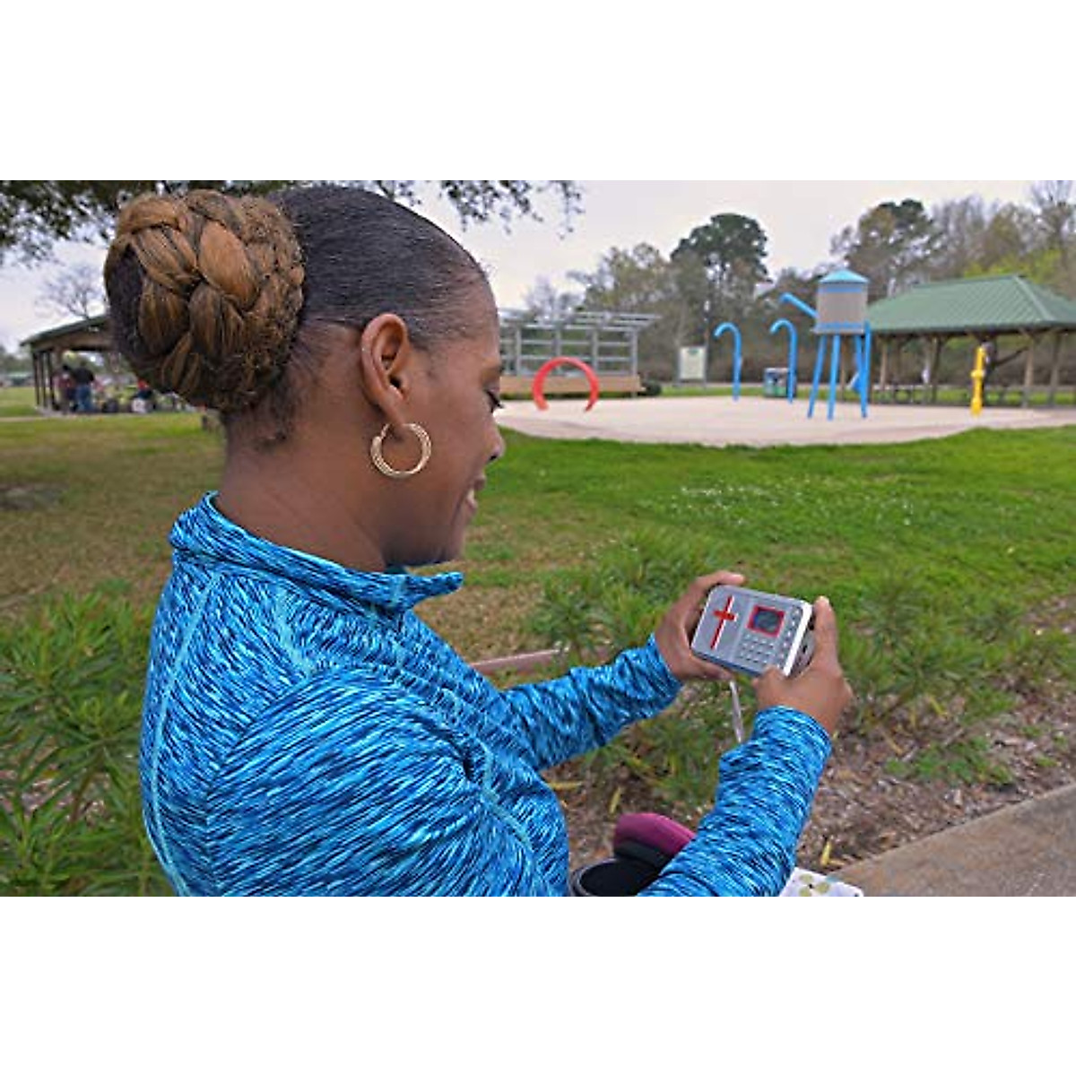 Daily Meditation 1 KJV Dramatized Audio Bible Player - King James Version Electronic Bible (with Rechargeable Battery, Charger, Ear Buds and Built-in Speaker)