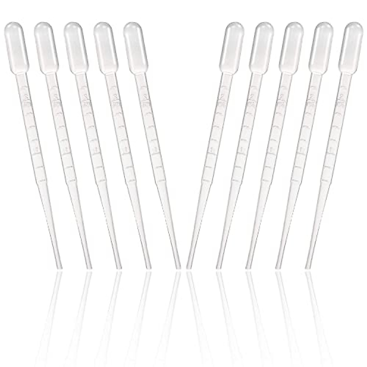 EKIND Plastic Transfer Pipettes - Lab Instruments & Equipment (2ml, Graduated, Pack of 100)