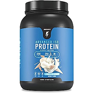InnoSupps Advanced Iso Protein | 100% Whey Isolate Protein Powder | No Artificial Sweeteners| Low Fat, Low Carbs | 25g of Protein | Hormone Free, Gluten Free, Soy Free | (Vanilla Ice Cream)