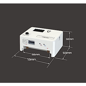 Rechargeable Breadboard Power Supply – 4 to 24V DC Output Power Supply with 2000mAh Rechargeable Battery with USB Charging – Ideal for Labs and Projects in Classroom, Outdoor and Home Schools