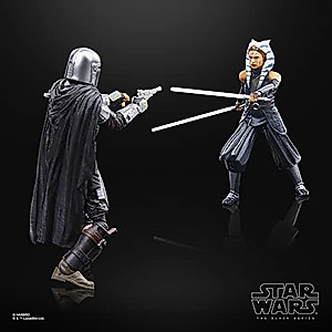 STAR WARS The Black Series The Mandalorian, Ahsoka Tano & Grogu Toy 6-Inch-Scale The Mandalorian Collectible Action Figure 3-Pack, Toys for Kids Ages 4 and Up (Amazon Exclusive)