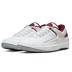 Jordan Men's 2 Retro Low Cherrywood White/Cherrywood Red (DV9956 103) - 10
