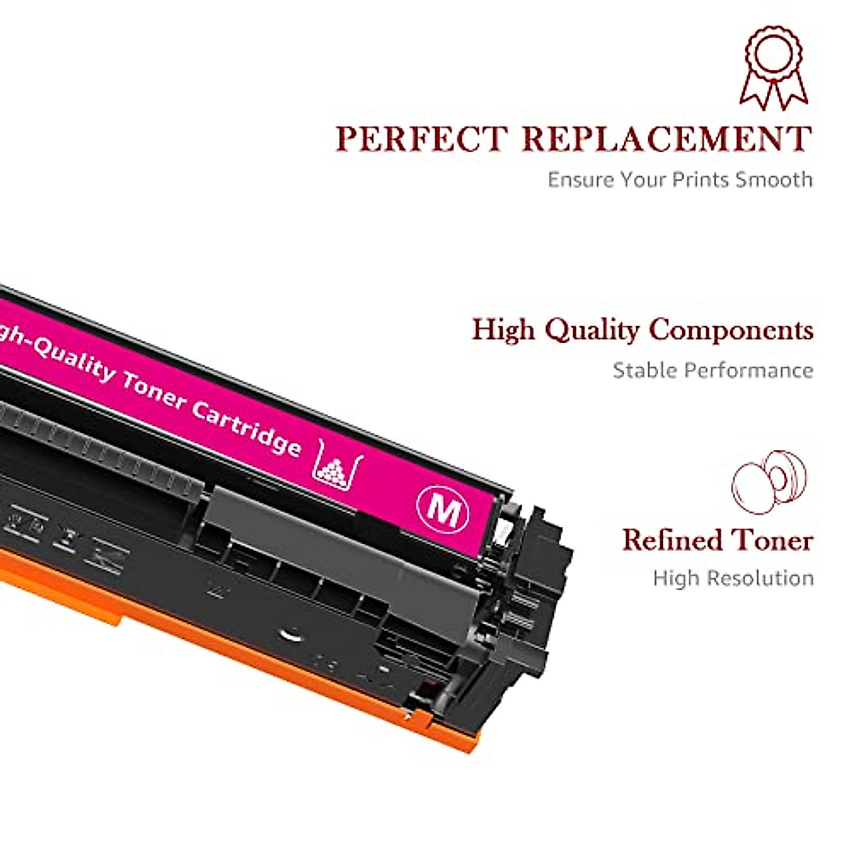Toner Kingdom Compatible Toner Cartridge Replacement for HP 206A 206X W2110X W2110A to Use with HP Color Pro MFP M283fdw M255dw M283cdw M283 M255 M282nw (Black Cyan Yellow Magenta, 4-Pack)