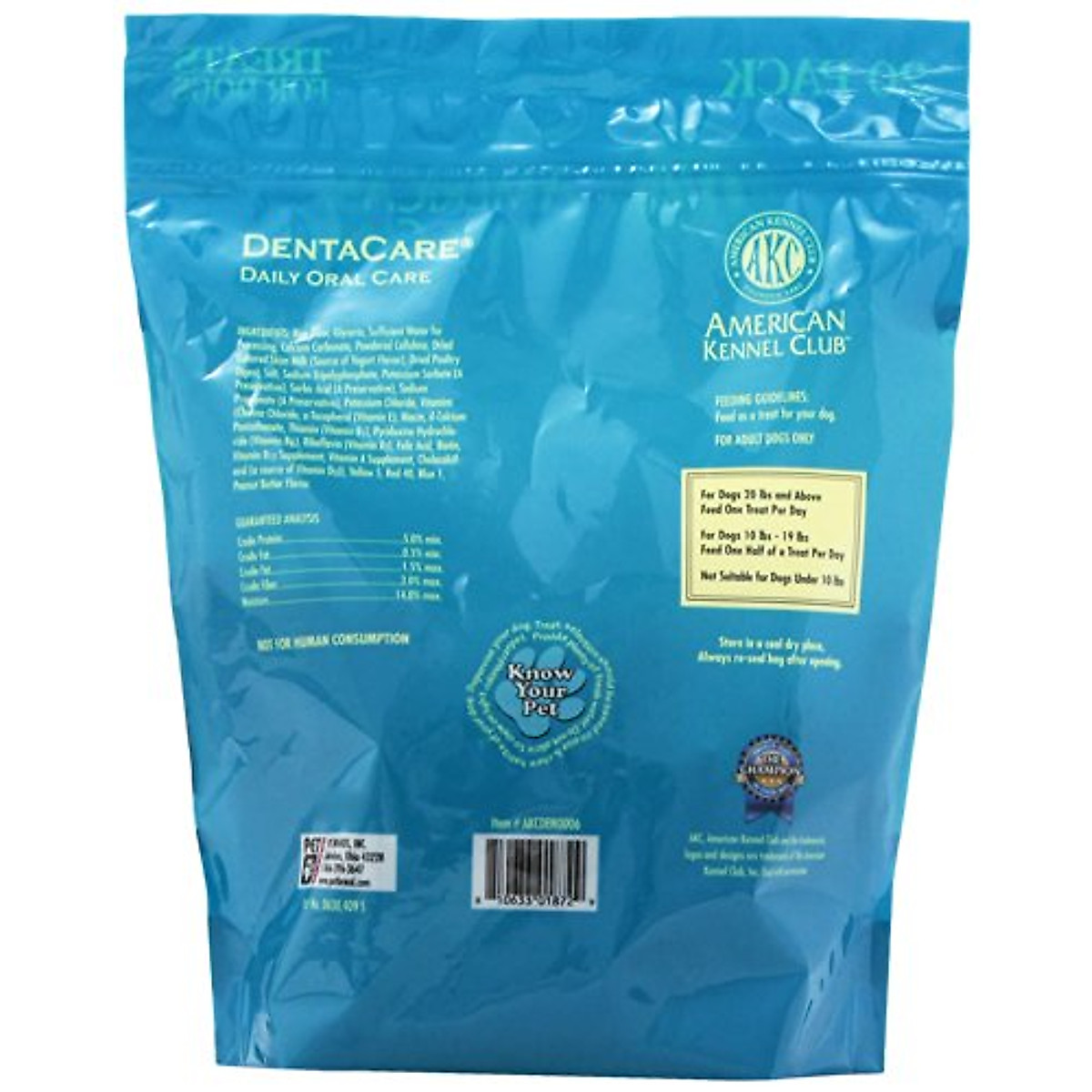 American Kennel Club 20 Count Yogurt And Peanut Butter Dentacare Dog Treats