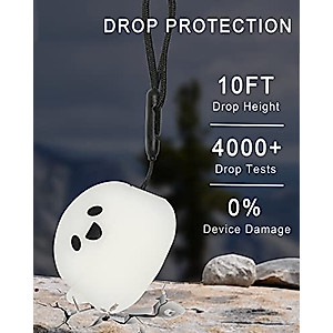 2 Packs Cute Luminous Ghost Face for AirPods Pro 2nd Generation Case Cover 2022 Released Silicone Accessories Set Kit for AirPods Pro 2 Gen Charging Case, Cartoon 3D Funny for AirPods Pro 2 Case