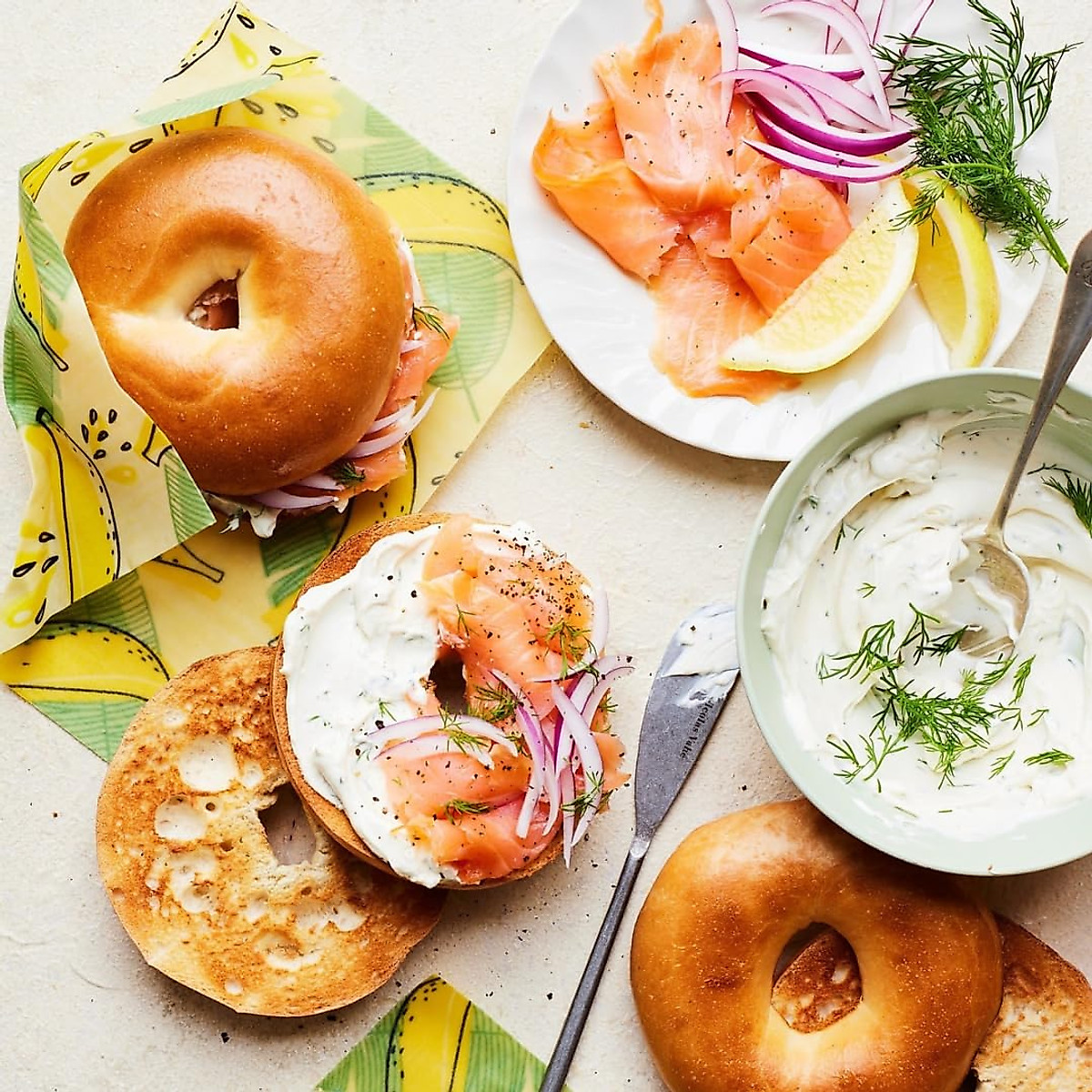 WaxWrap Beeswax Wraps for Food - Organic Cotton Food Wraps - Eco Friendly Reusable Stretch Wrap - Bees Wax Wraps Reusable Food Storage | Assorted 3 Pack (S, M, L)