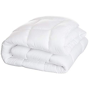 Amazon Basics Down-Alternative Mattress Topper Pad with Microfiber Shell - Twin
