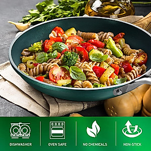 Granite Stone Coated Nonstick Frying Pan - 10 Inch Emerald Nonstick Skillets, for Cooking and Frying – PFOA Free