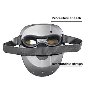 Halloween Kid Led Mask Gesture Sensing Shining Light Up Mini Face Mask for Masquerade Party Costume Cosplay Age 3-10