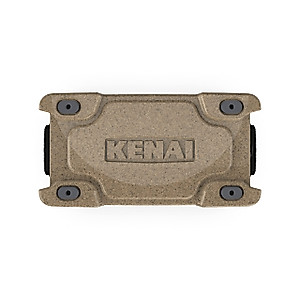 KENAI 45 Cooler | 45 qt Ice Chest Durable Rotomolded Insulated | Made in USA | Warranty for Life | for Beach Boat Camping Fishing Hunting | K45 | Sandstone