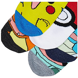 Pokemon Boys 5 Pack No Show Socks