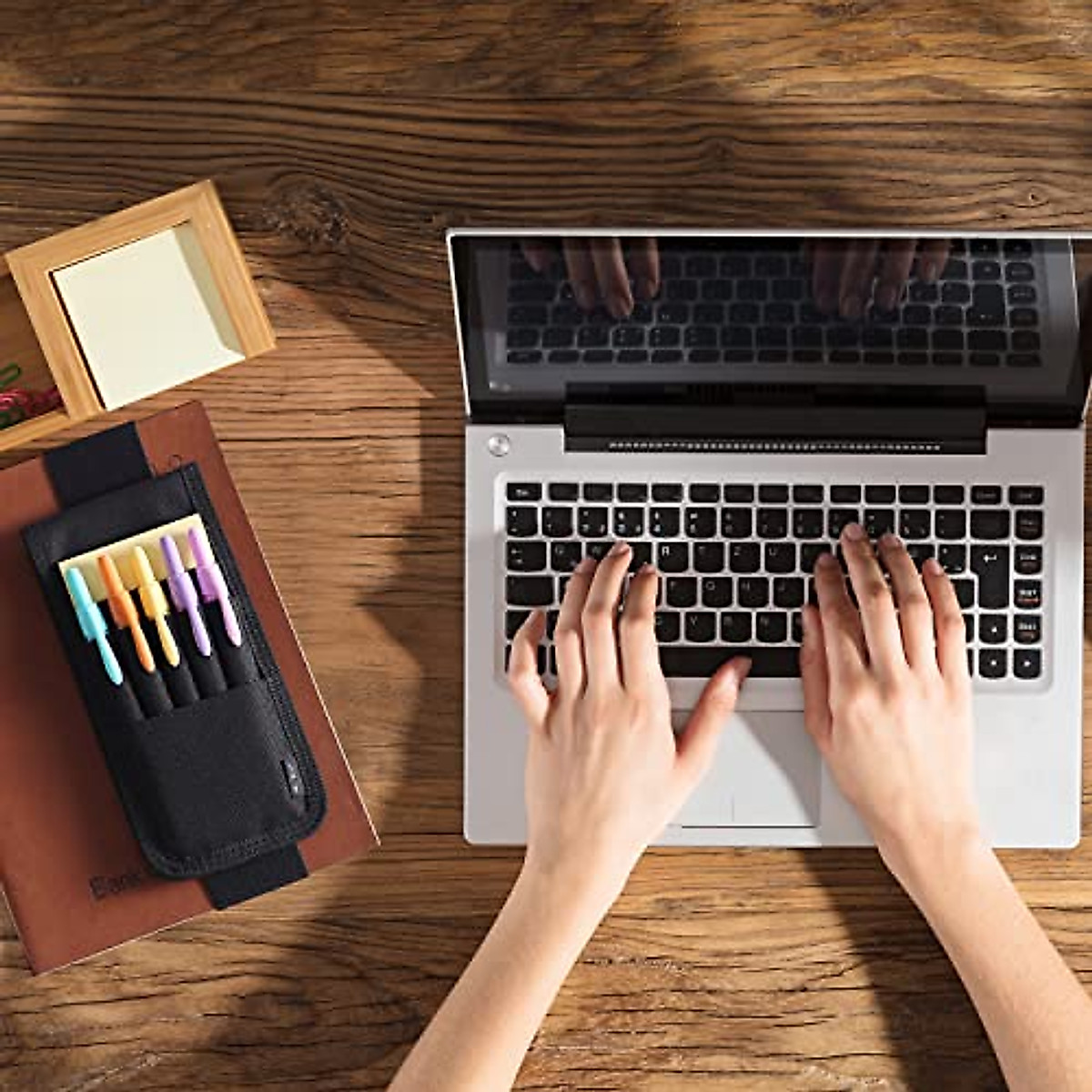 Mr. Pen Adjustable Elastic Band Pen Holder for Hard Cover Journals & Planner - Pen Sleeve Notebook & Pencil Holder