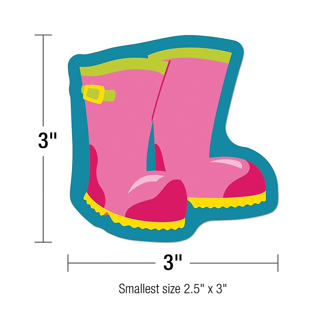 Carson Dellosa | Spring Mix Mini Cut-Outs | 3-inch x 3-inch, 36pcs, Model: 120183